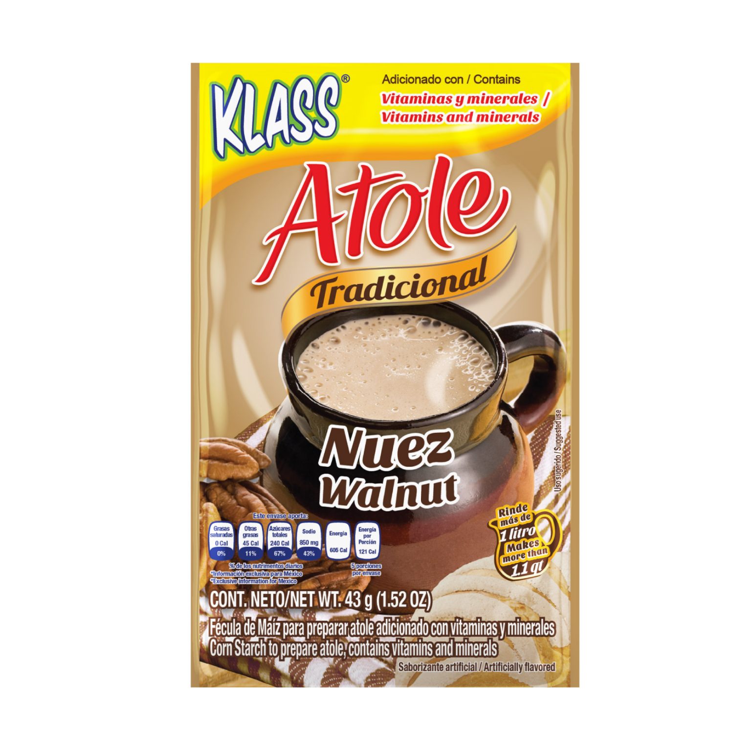 KLASS ATOLE NUEZ 48/1.59 OZ. - Importmex
