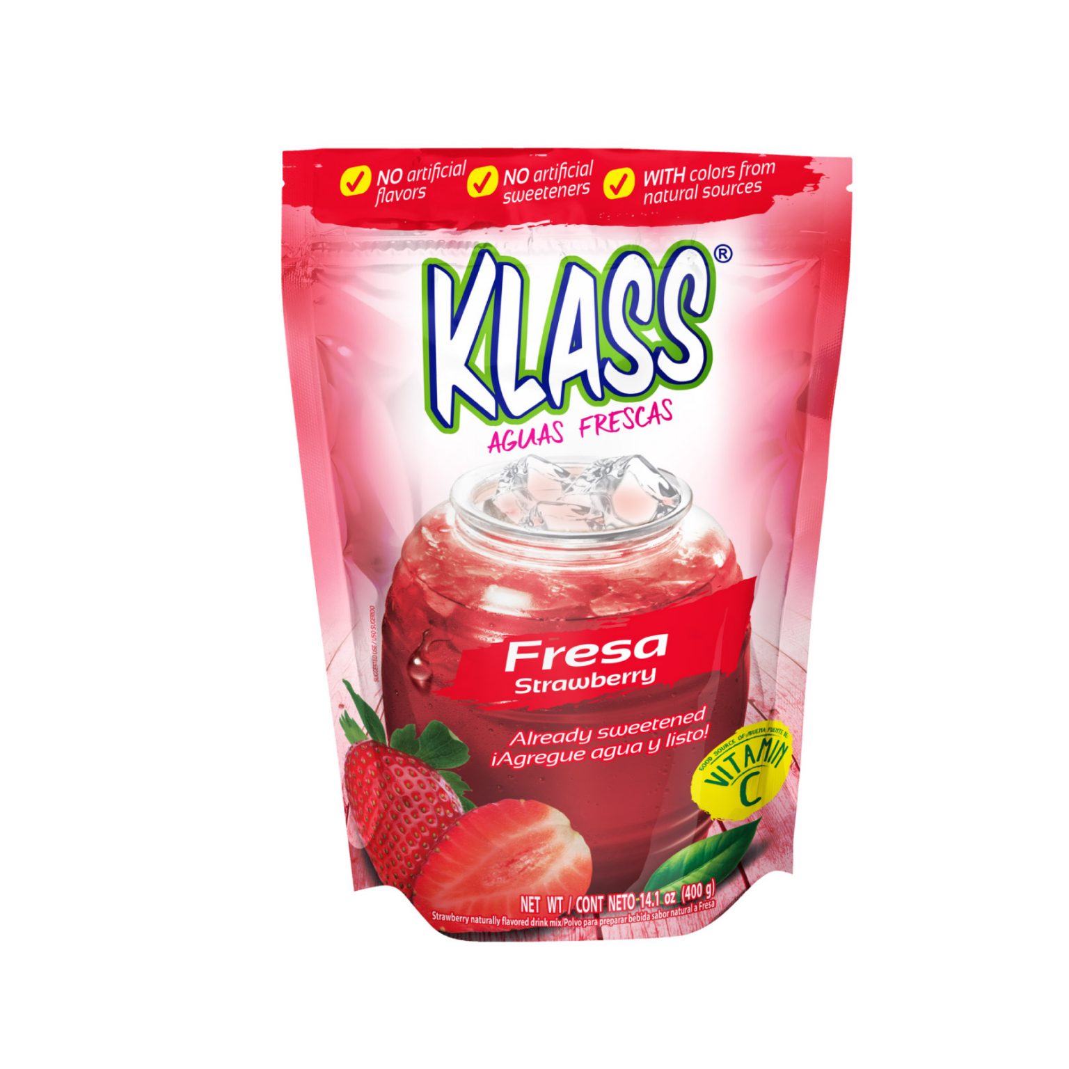 KLASS LISTO STRAWB. 18/15 OZ. - Importmex