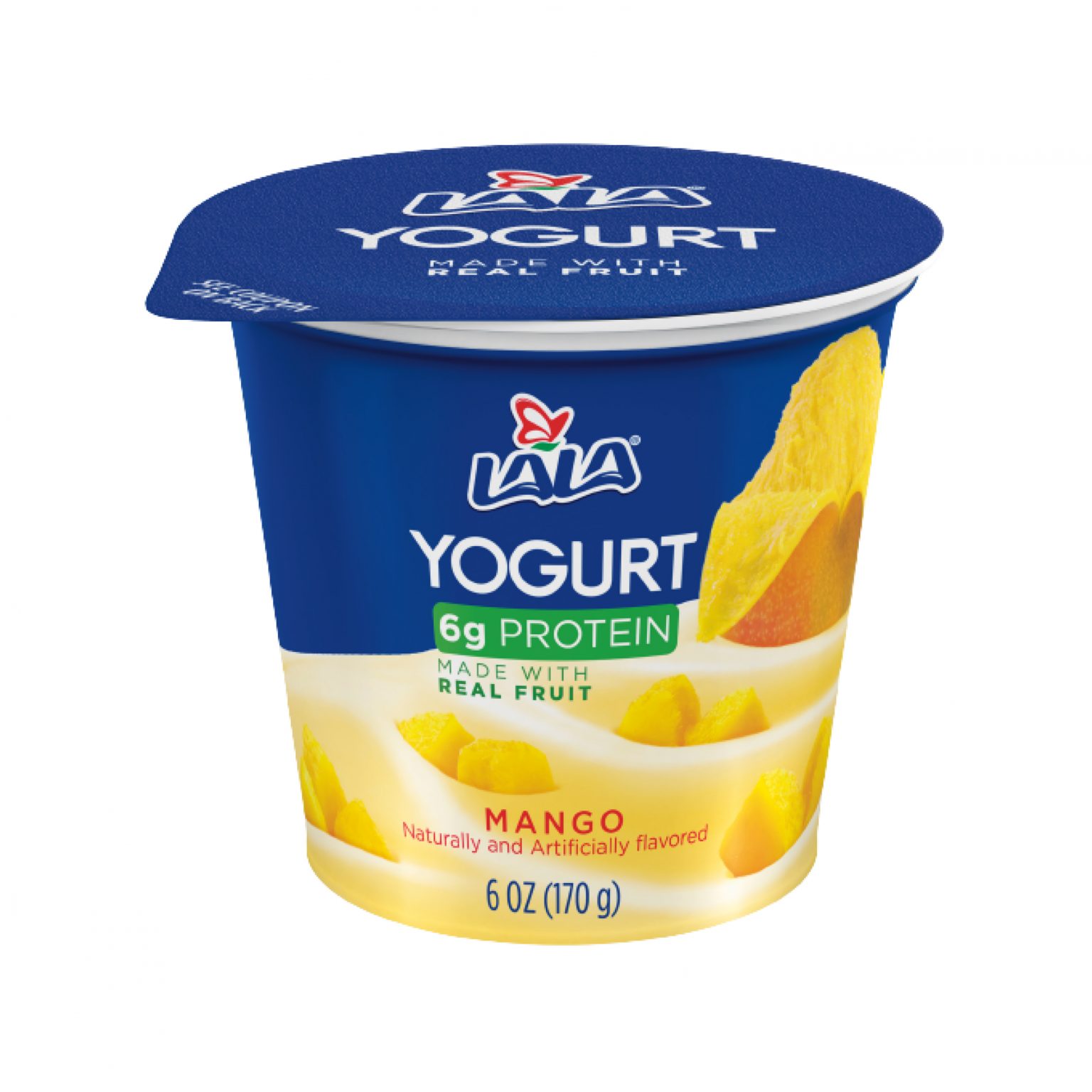 LALA BLENDED MANGO YOGURT 12/6 OZ** - Importmex