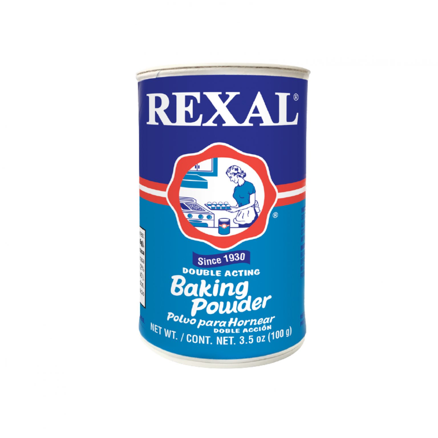 REXAL BAKING POWDER 18/3.5 oz. - Importmex