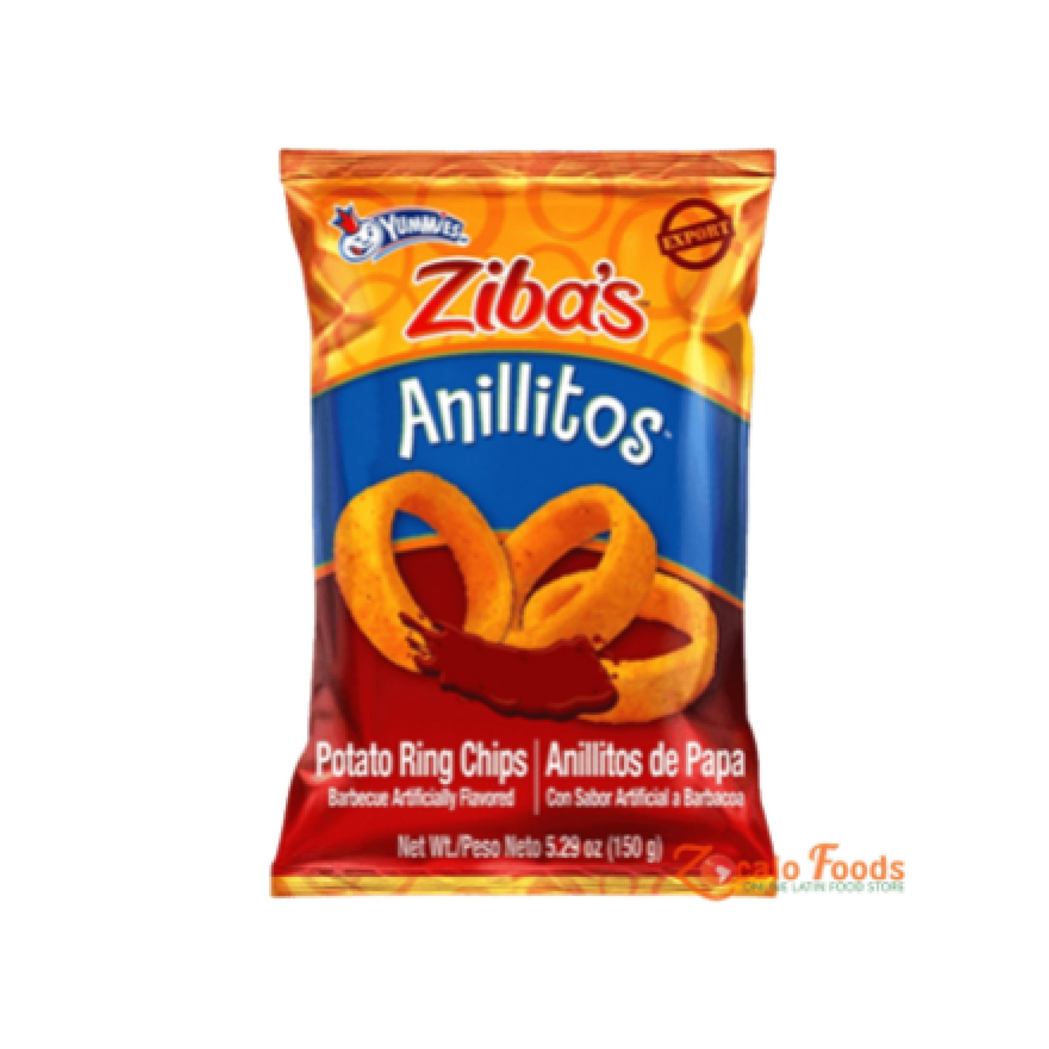 YUMMIES ANILLITOS BBQ. 24/5.29 OZ (155 GRMS.) - Importmex